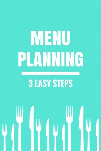Menu Planning in 3 Easy Steps! - What's Working Here