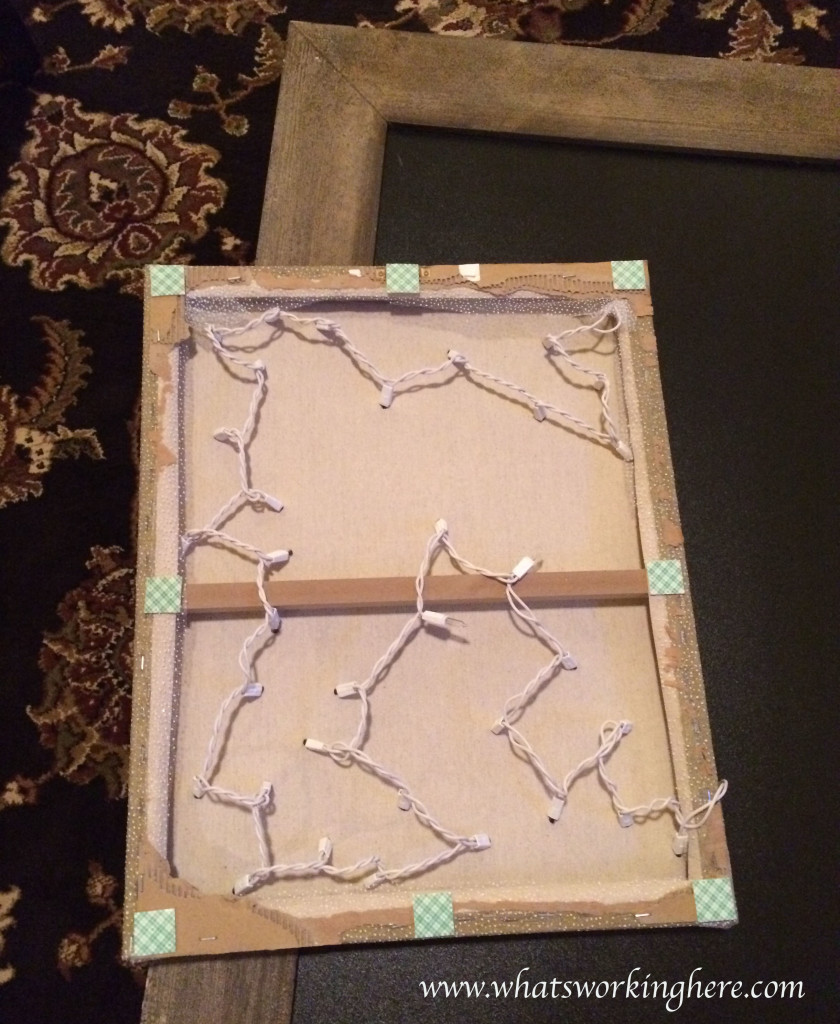 Light Up Christmas Sign Tutorial - What's Working Here