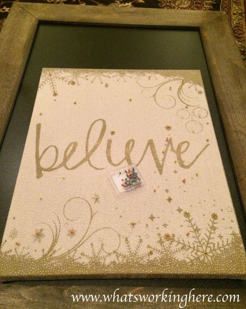 Light Up Christmas Sign Tutorial - What's Working Here