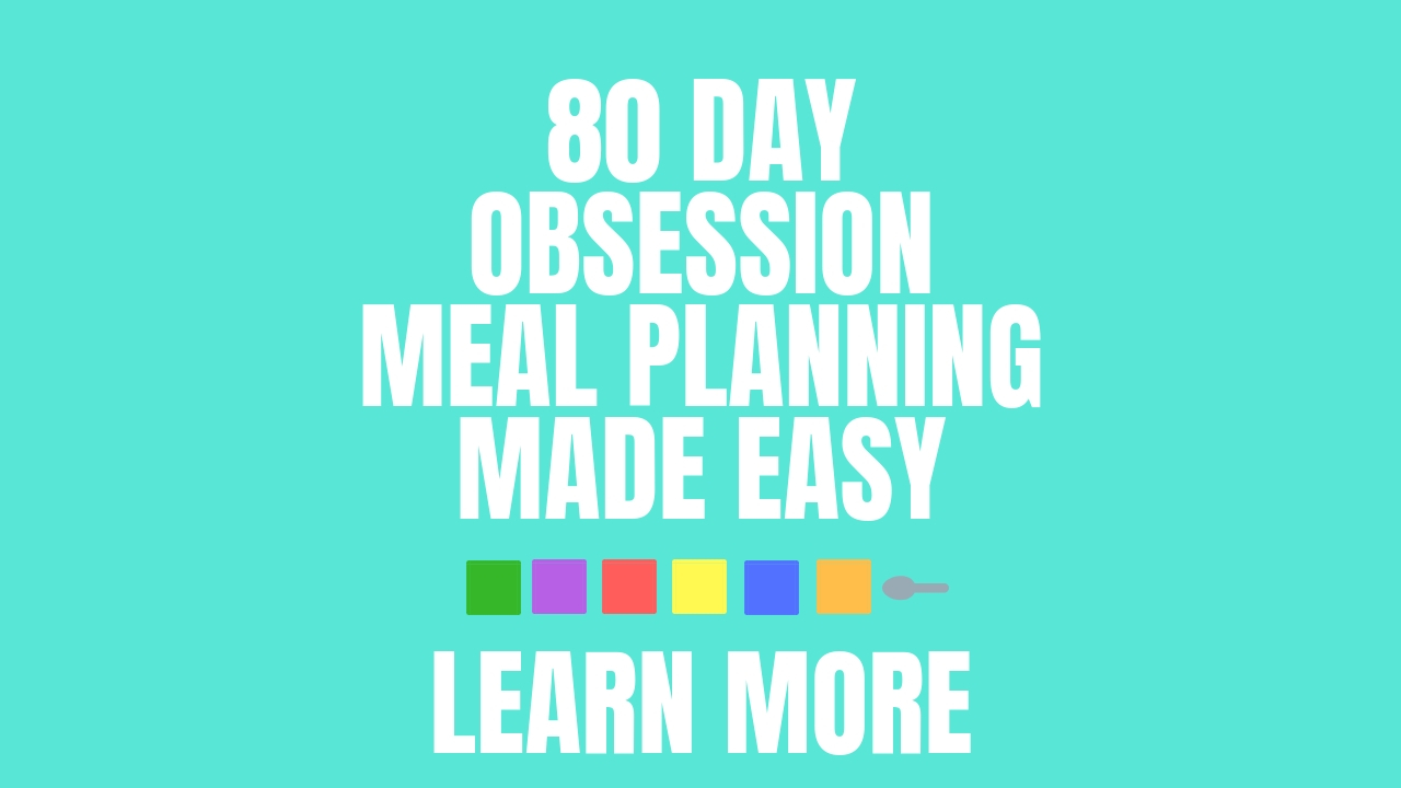 80 Day Obsession Meal Planning Made Easy - What's Working Here