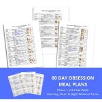 80 Day Obsession Meal Plan & Meal Ideas - What's Working Here