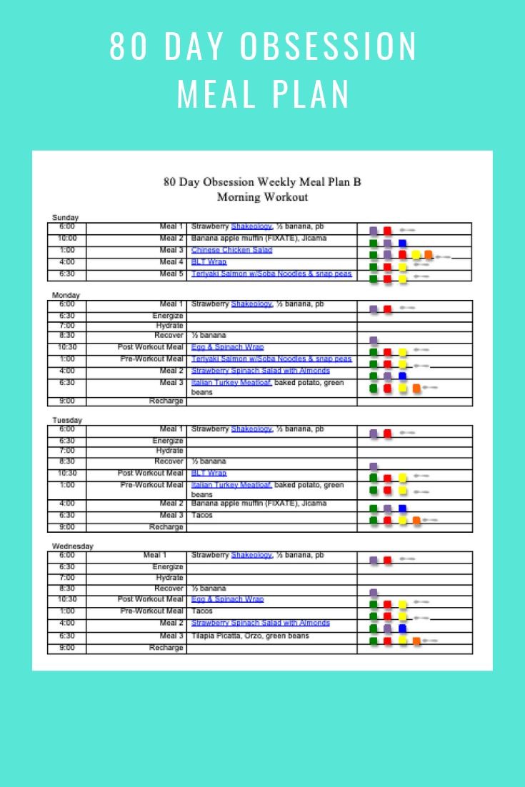 Weekly Menu- 7/21/19 - What's Working Here