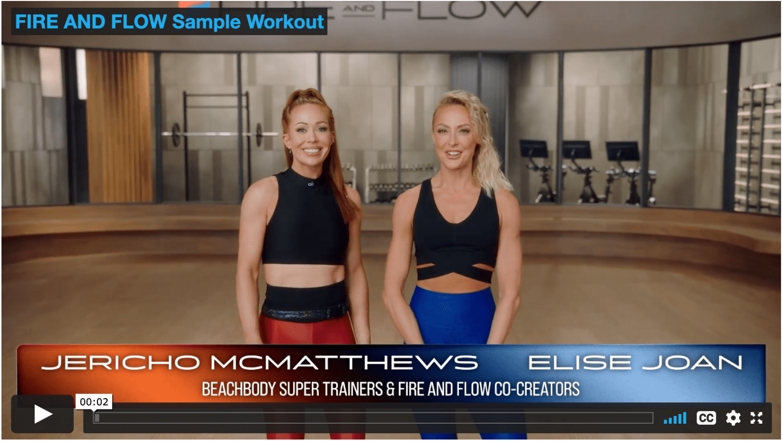 Fire and Flow Fitness Program Review with Jericho & Elise - What's ...