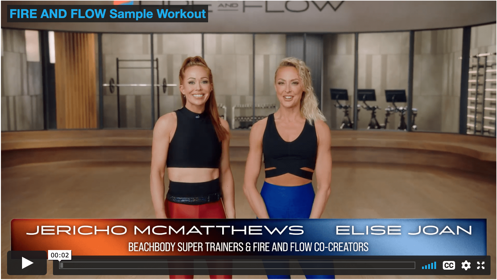Fire and Flow Fitness Program Review with Jericho & Elise - What's ...