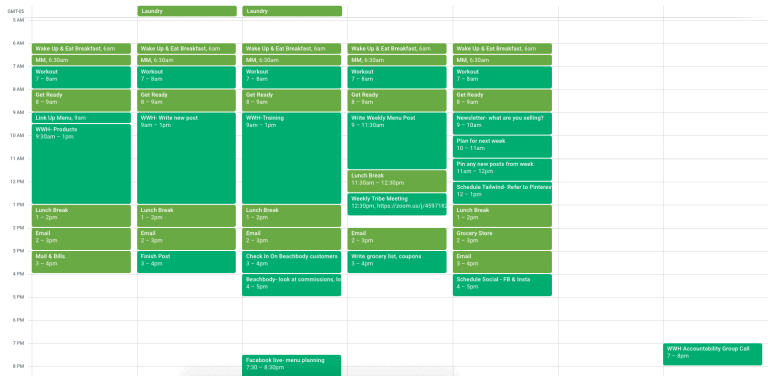 Getting into a Routine- Weekly, Daily & Morning Routines - What's ...